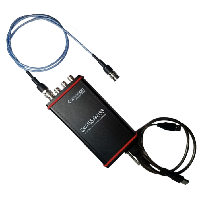 CAV-1553B-USB - USB 接口的1553B总线适配器 - USB/UART - 北京石竹科技